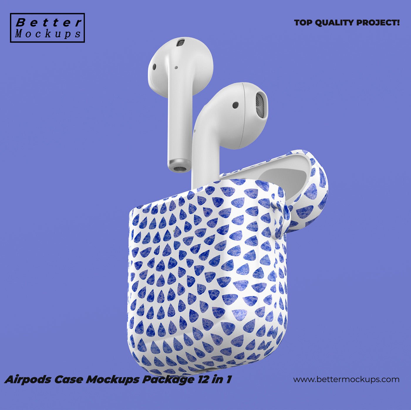 AirPods Case Mockup Package 12 in 1 – Bettermockups
