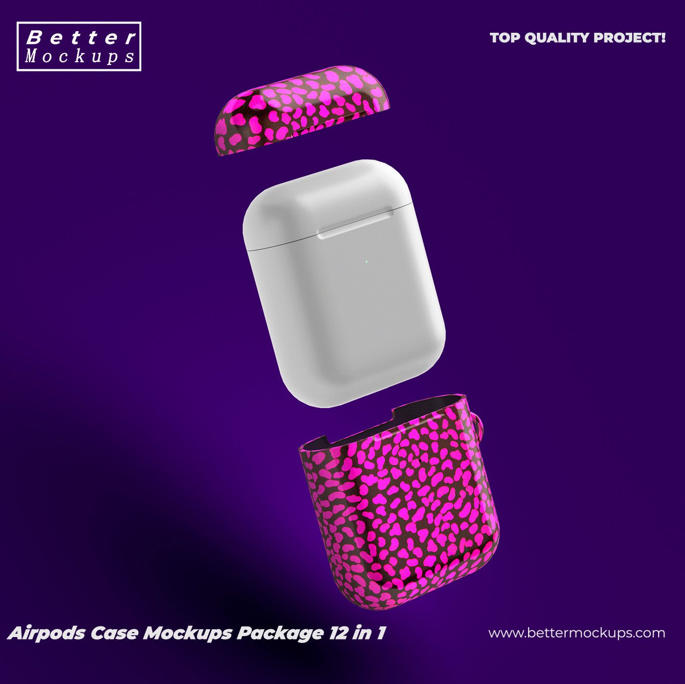 AirPods Case Mockup Package 12 in 1 – Bettermockups