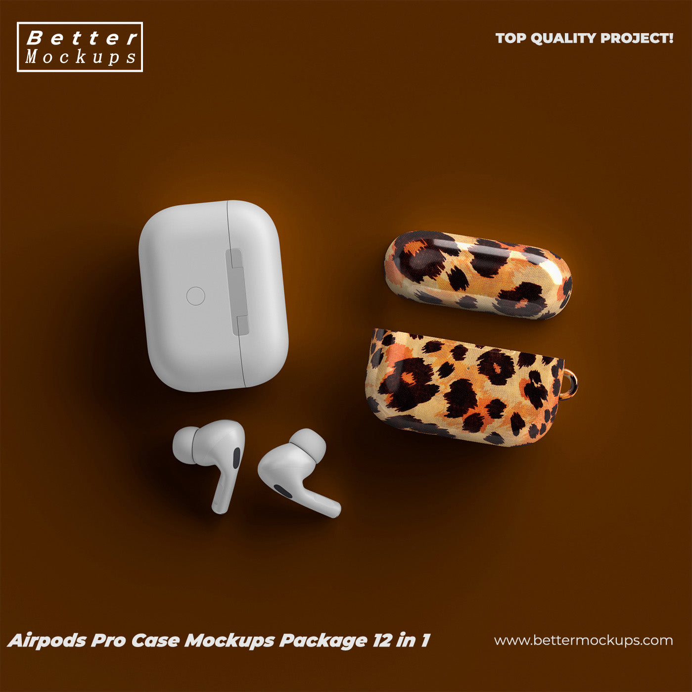 AirPods Pro Case Mockup Package 12 in 1 – Bettermockups