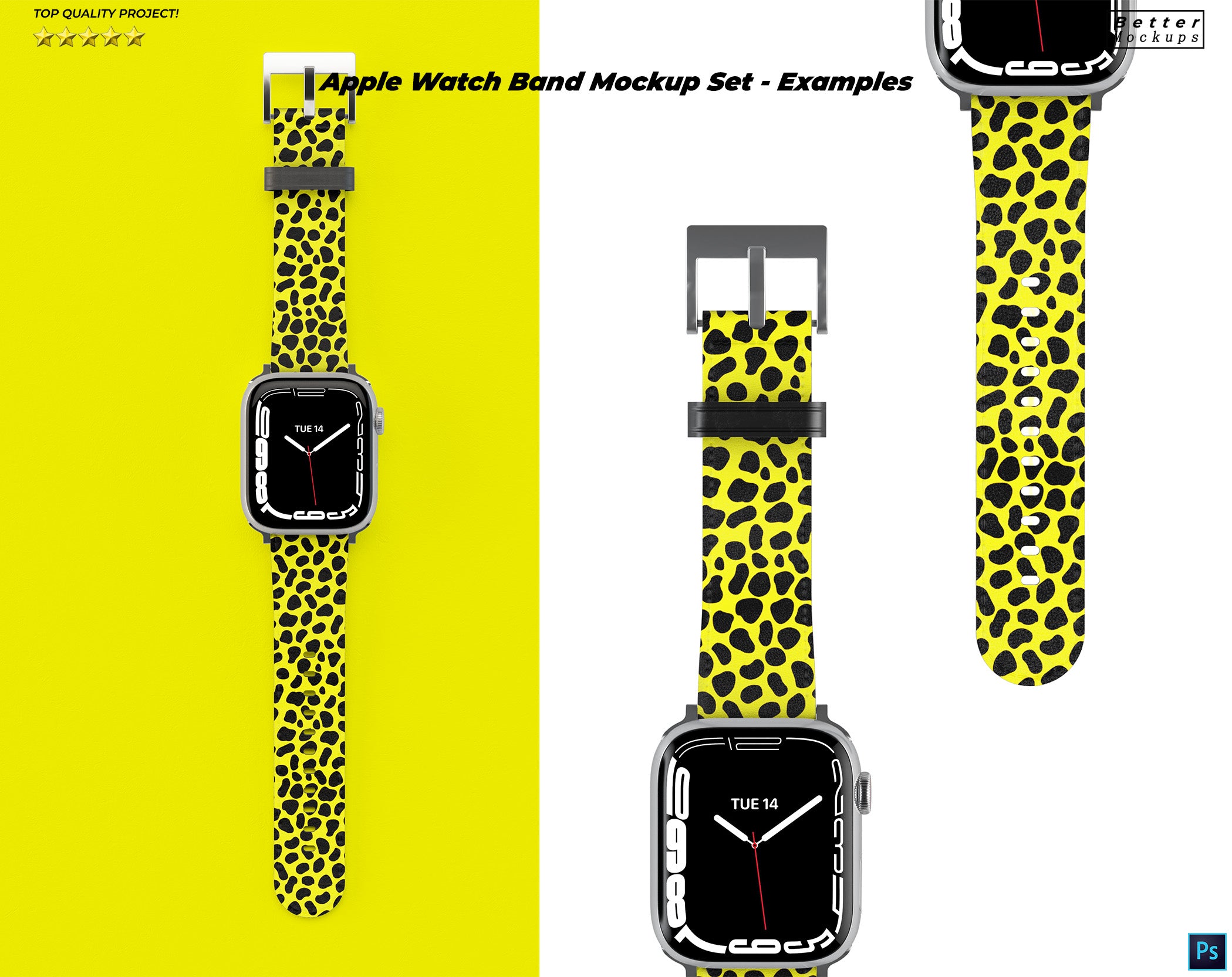 Apple Watch Band Mockup, Watch Strap Mockup Template – Bettermockups