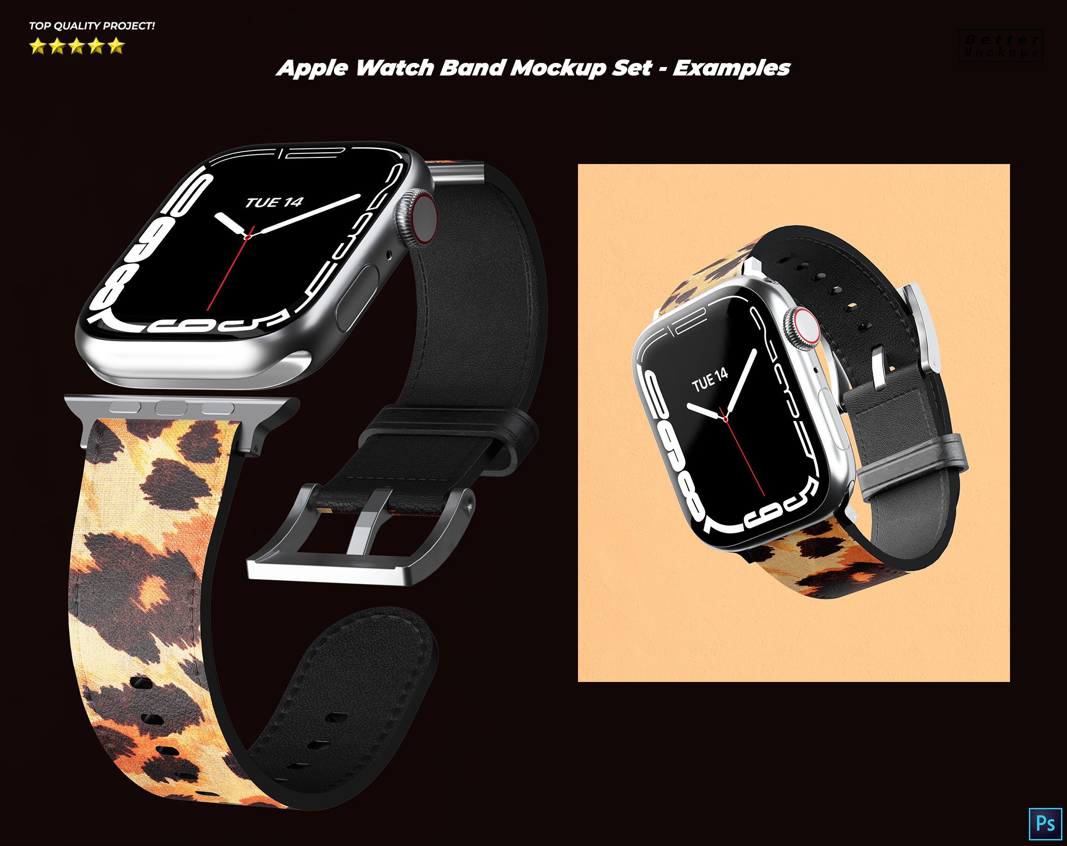 Apple Watch Band Mockup, Watch Strap Mockup Template – Bettermockups