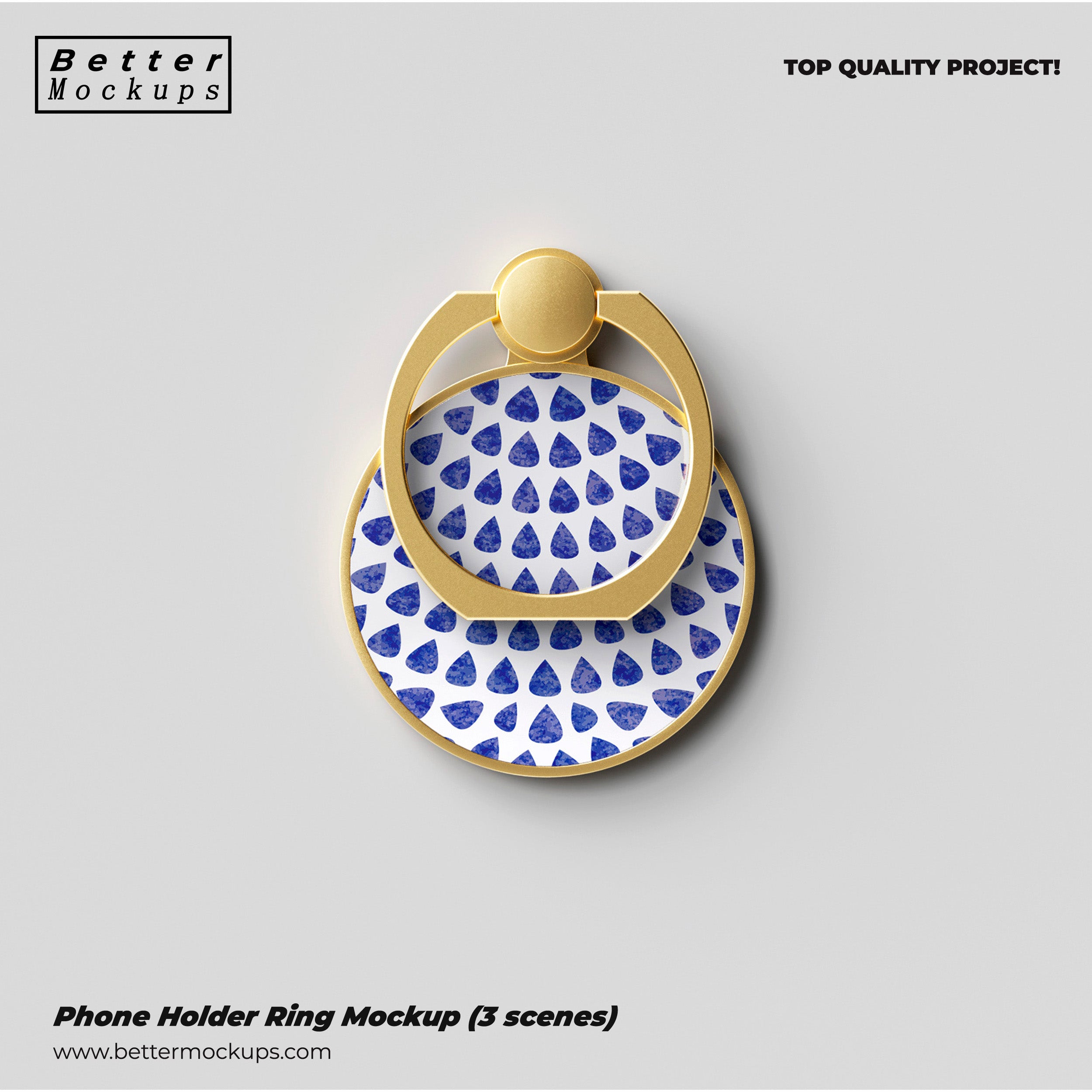 Phone Ring Holder Mockup – Bettermockups