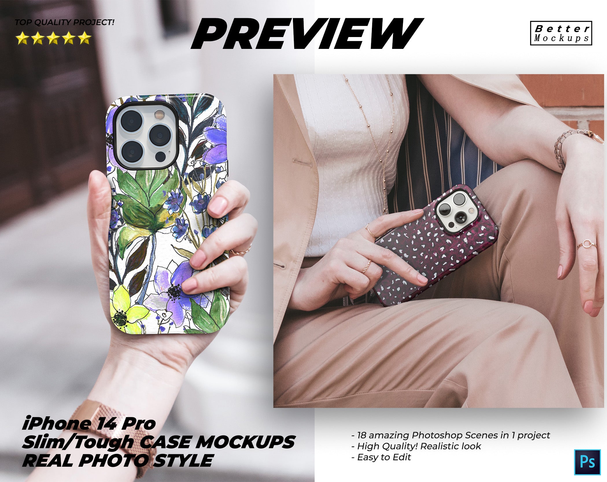 Real Photo Phone Case Mockups Snap Tough Mockups – Bettermockups