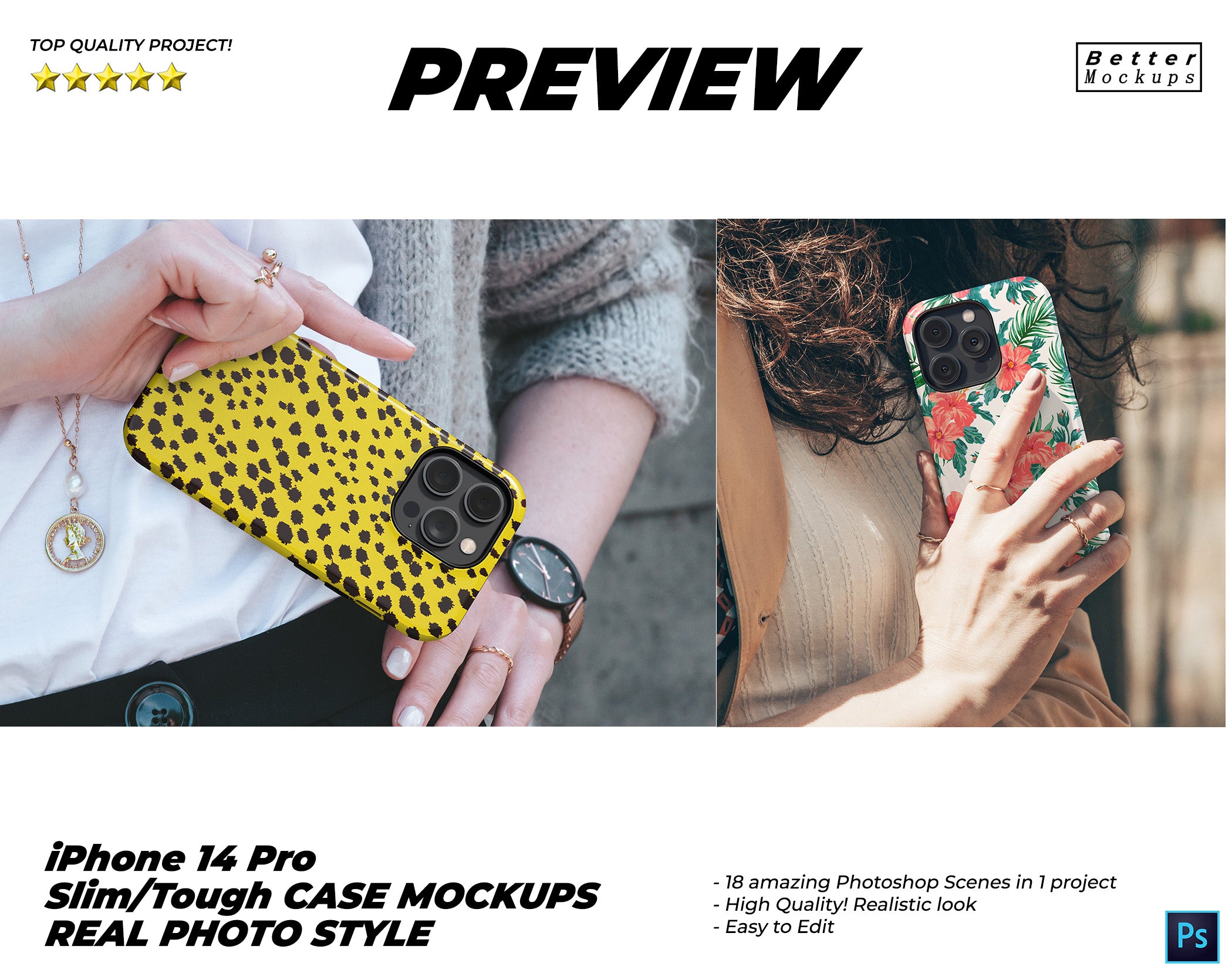 Real Photo Phone Case Mockups Snap Tough Mockups – Bettermockups