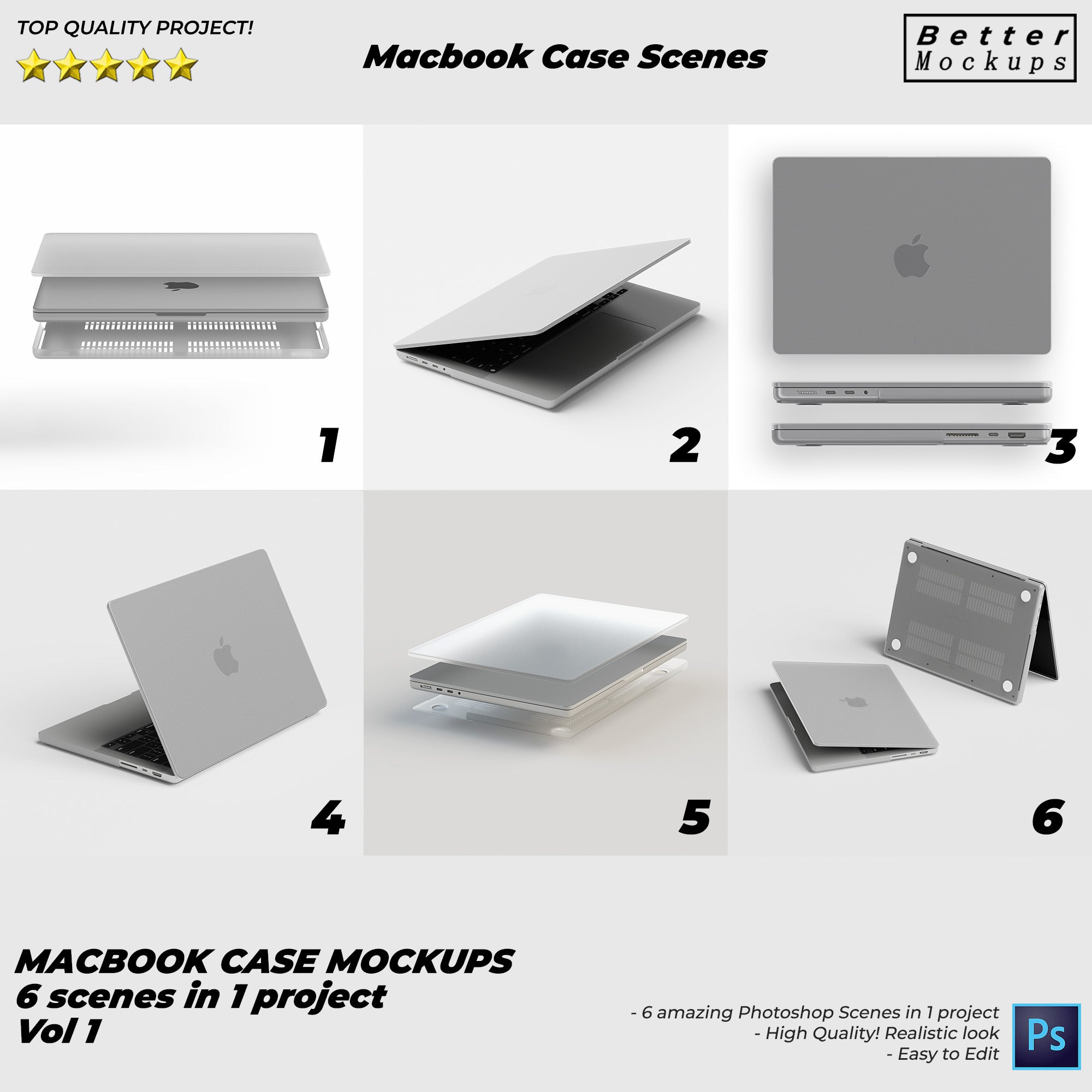 Macbook Case Mockup - Podbase Laptop Skin Case Mockup v1 – Bettermockups