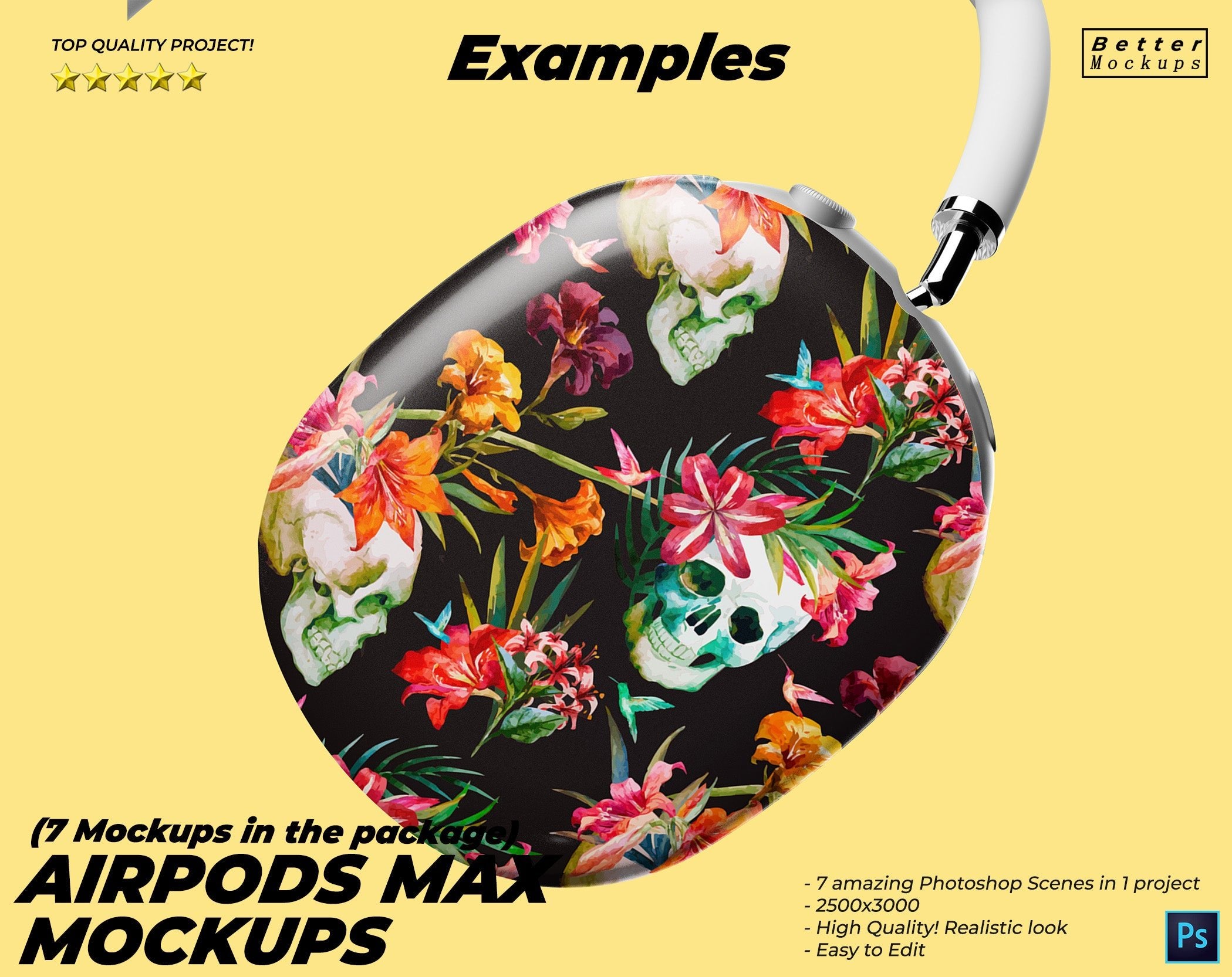 Airpods Max Case Mockups Package 7 Scenes – Bettermockups