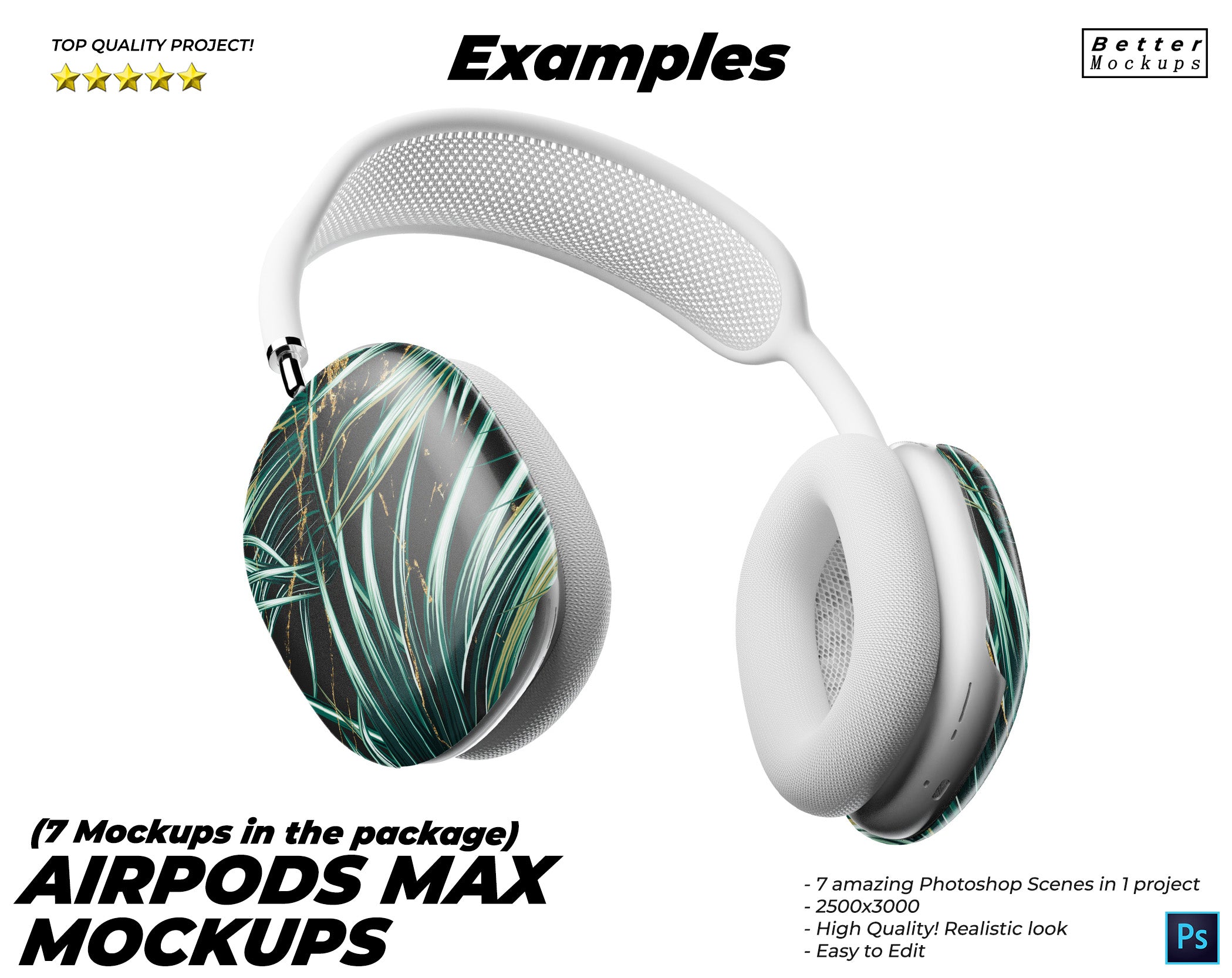Airpods Max Case Mockups Package 7 Scenes – Bettermockups