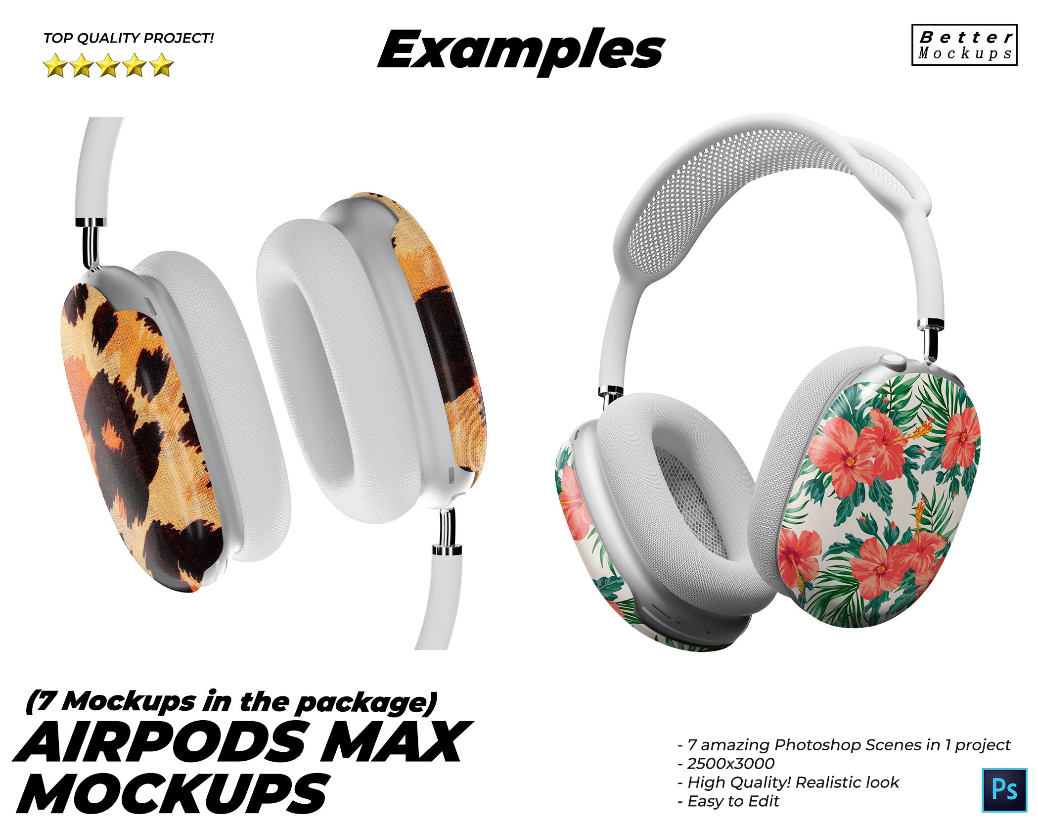 Airpods Max Case Mockups Package 7 Scenes – Bettermockups