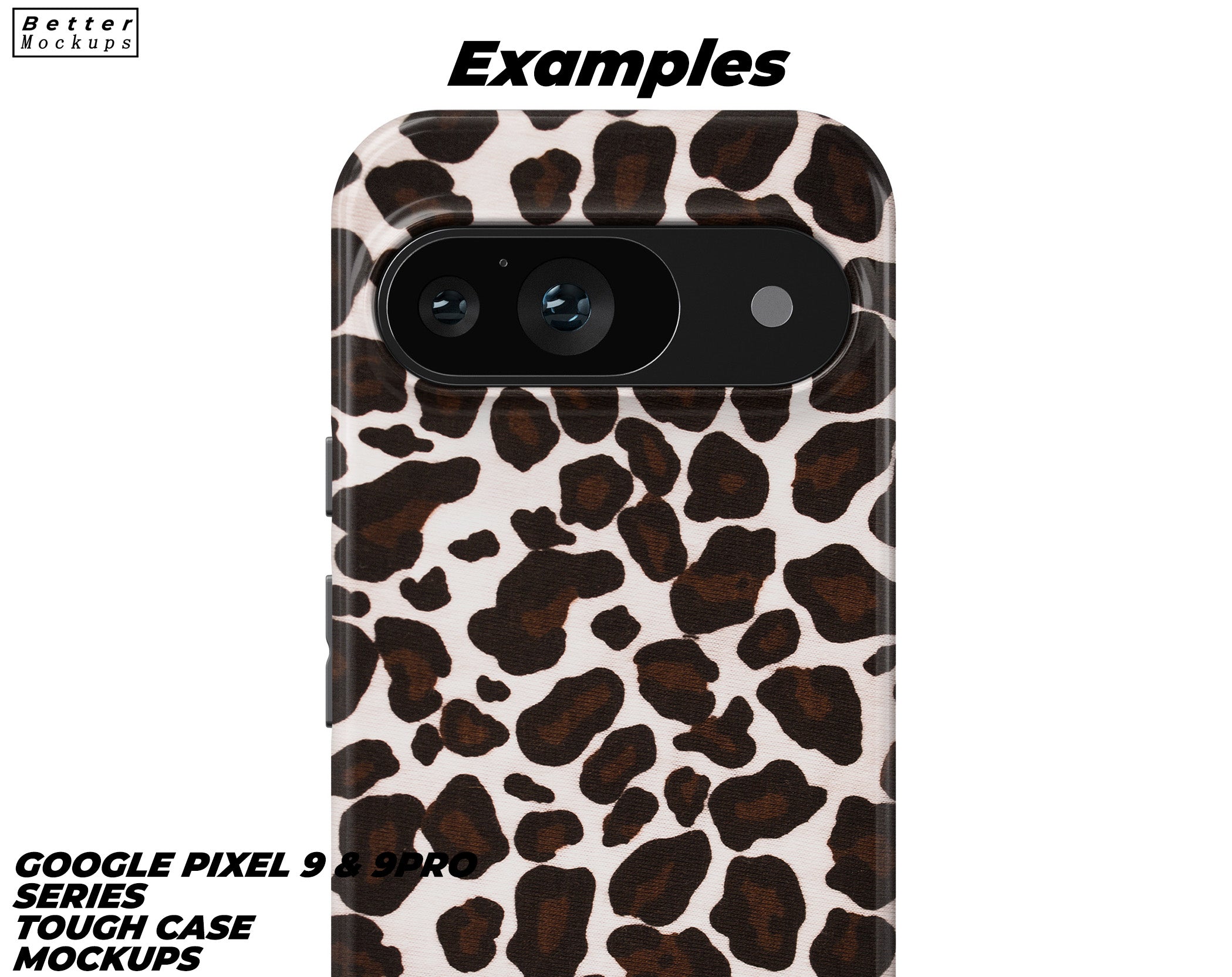 Google Pixel 9 & 9 Pro Tough Case Mockup – Bettermockups