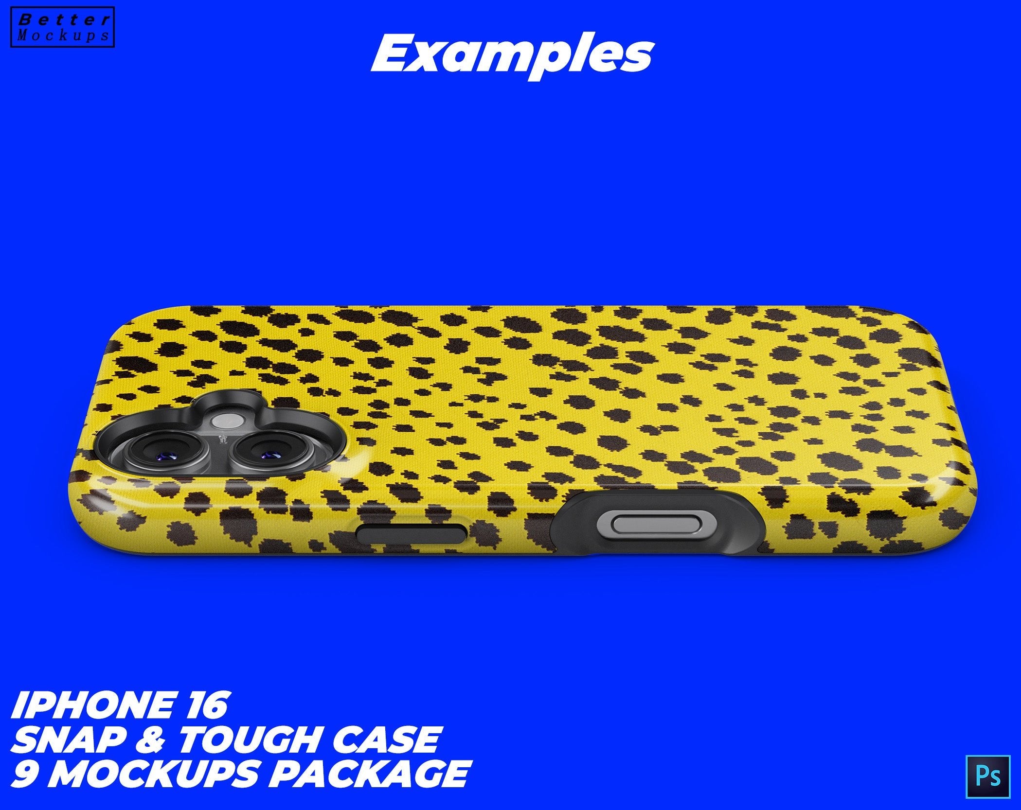 iPhone 16 Phone Case Mockups 9 in 1 – Bettermockups