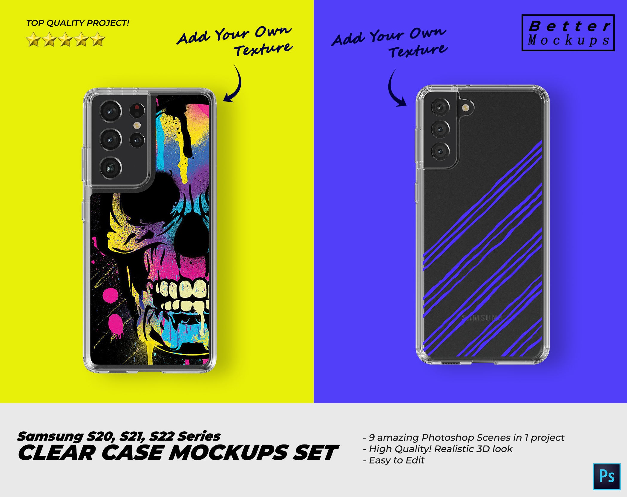 Samsung Clear TPU Case Mockup – Bettermockups